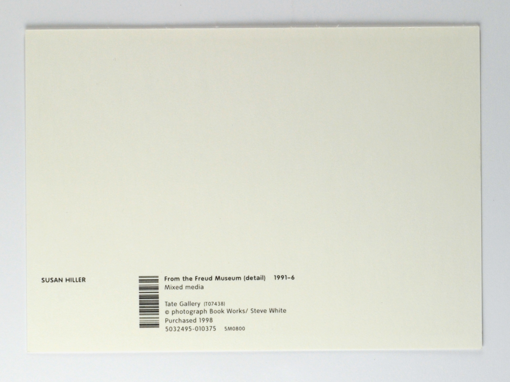 Postcards from After the Freud Museum | Book Works