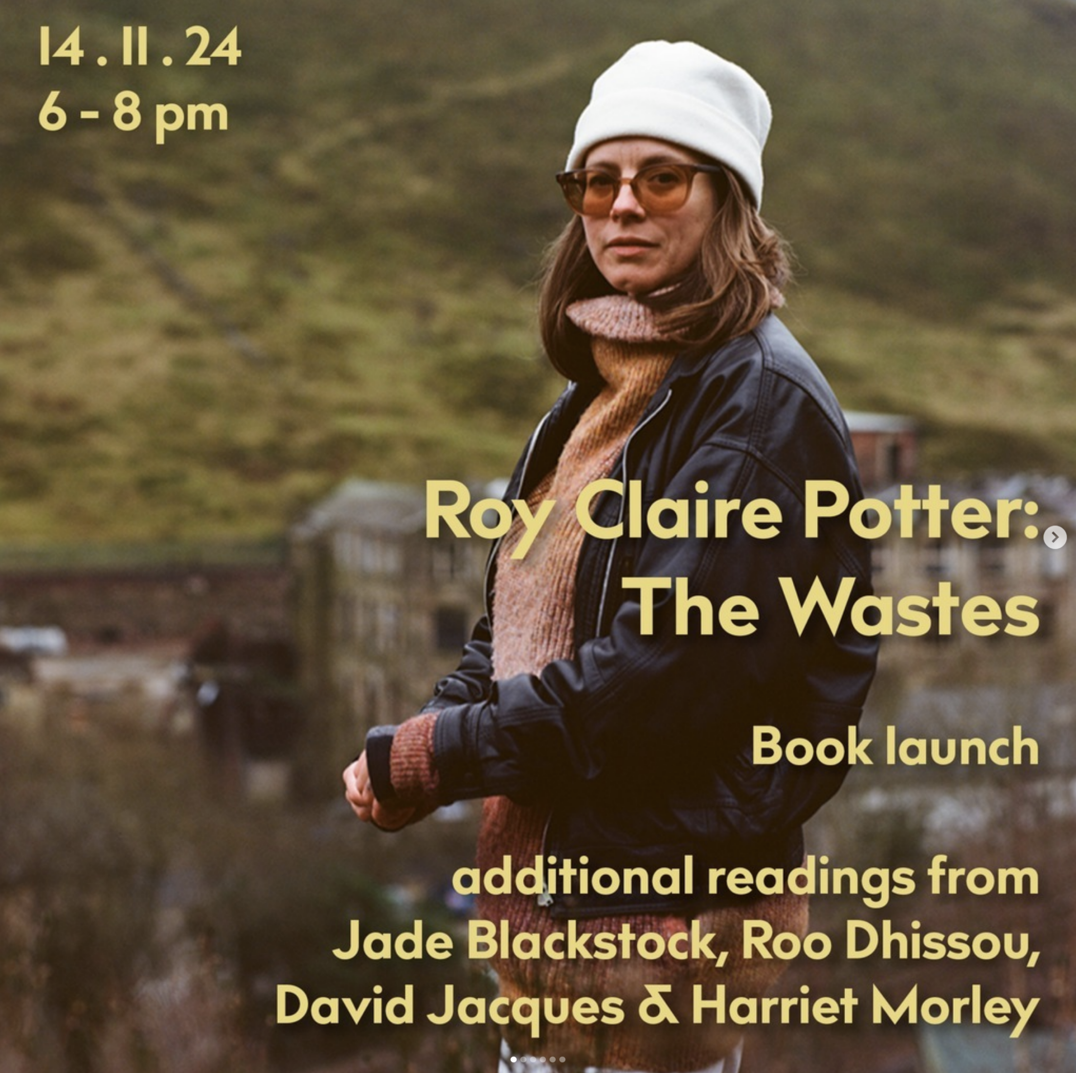 Roy Claire Potter events in Liverpool and Manchester | Book Works